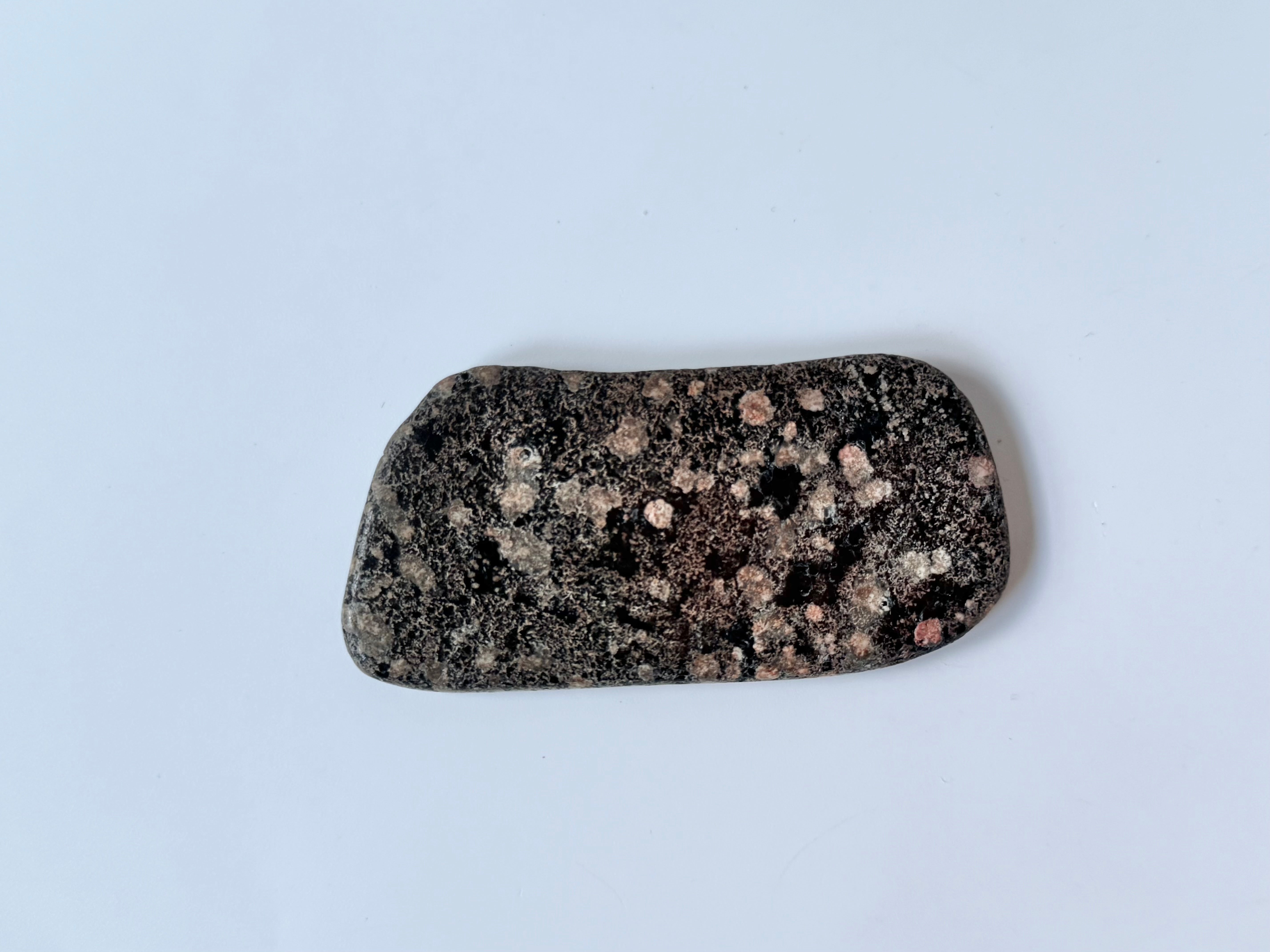 Small firework/flower obsidian slab, polished – Midwest Shores